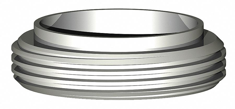 304 Stainless Steel Male Acme Thread Ferrule, 1 in Tube Size - Grainger