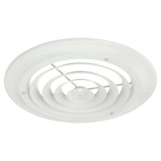 Ceiling/Wall, 14 in Dia, Diffuser - 4JRL1|4JRL1 - Grainger
