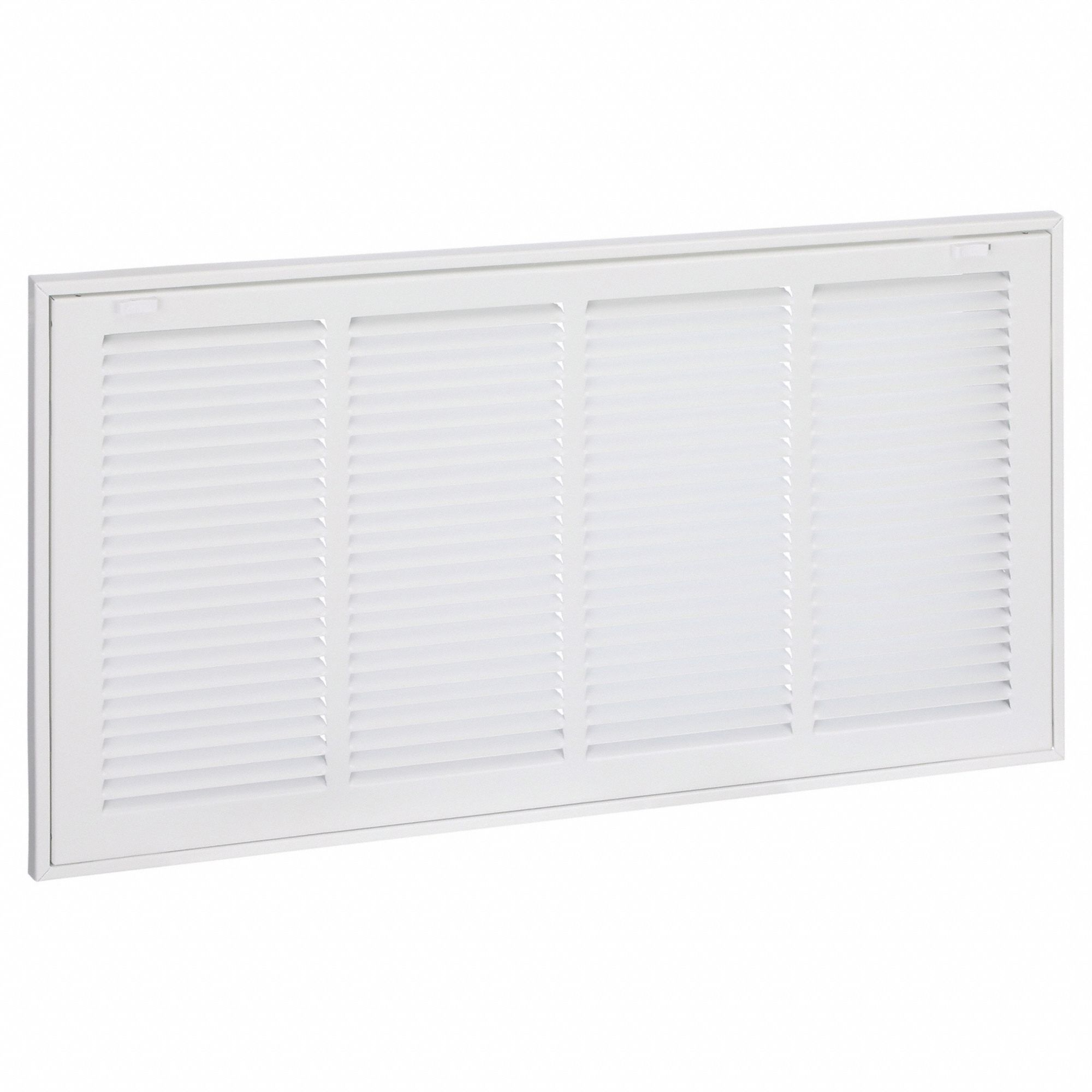 Louvered Grille, White, Filtered Return Air Grille - 4JRT9|4JRT9 - Grainger