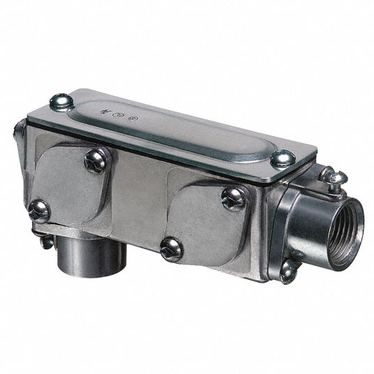 ARLINGTON Conduit Outlet Body: Aluminum, 3 in Trade Size, LB Body, 175. ...