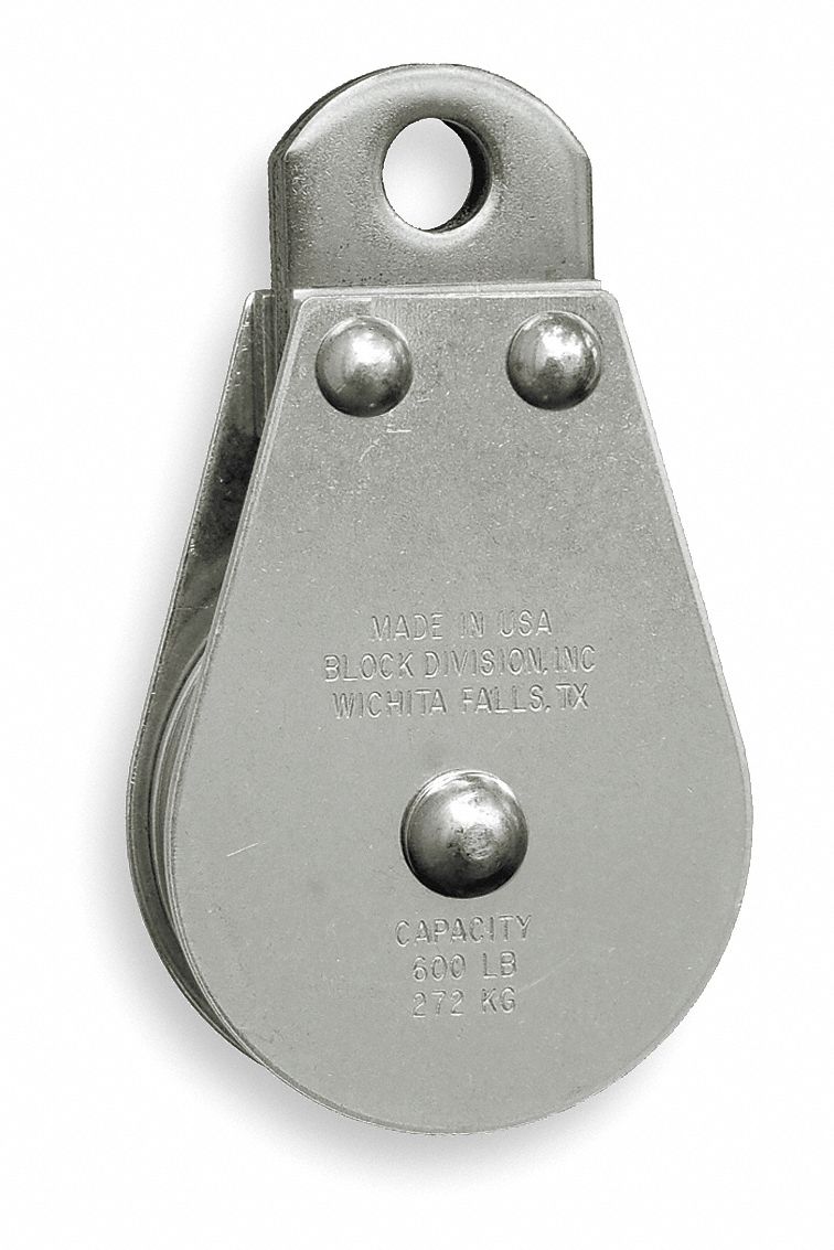 GRAINGER APPROVED FIXED EYE BLOCK,2.5 IN - Blocks and Sheaves ...