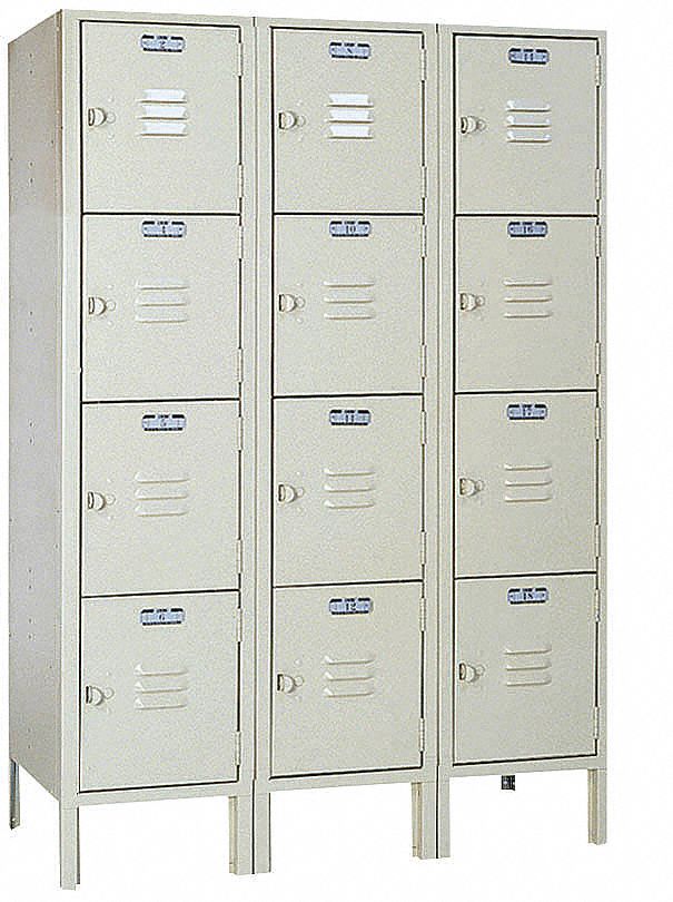 LYON, 36 in x 12 in x 54 in, 4 Tiers, Box Locker - 4JXH3|PP53523SU ...
