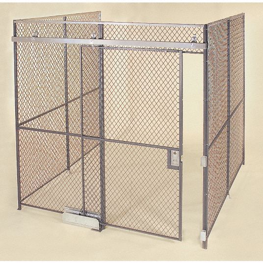 FOLDING GUARD, 12 ft x 8 ft 8 ft, Gray, Wire Room Kit - 4JY82|G1288-3 ...