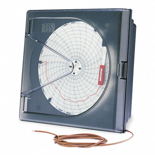 Circular Chart Recorder, Remote Sensing Temperature, 1 or 7 - Grainger