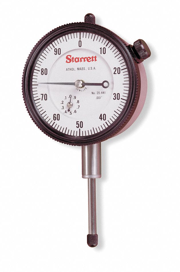 Item Intermediate and Long Range Dial Indicator, Range 1.000 in, Dial ...