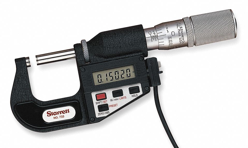 Electronic Digital Micrometer, SPC Output Yes, Long Form Calibration ... Electronic Digital Micrometer, SPC Output Yes, Long Form Calibration ...