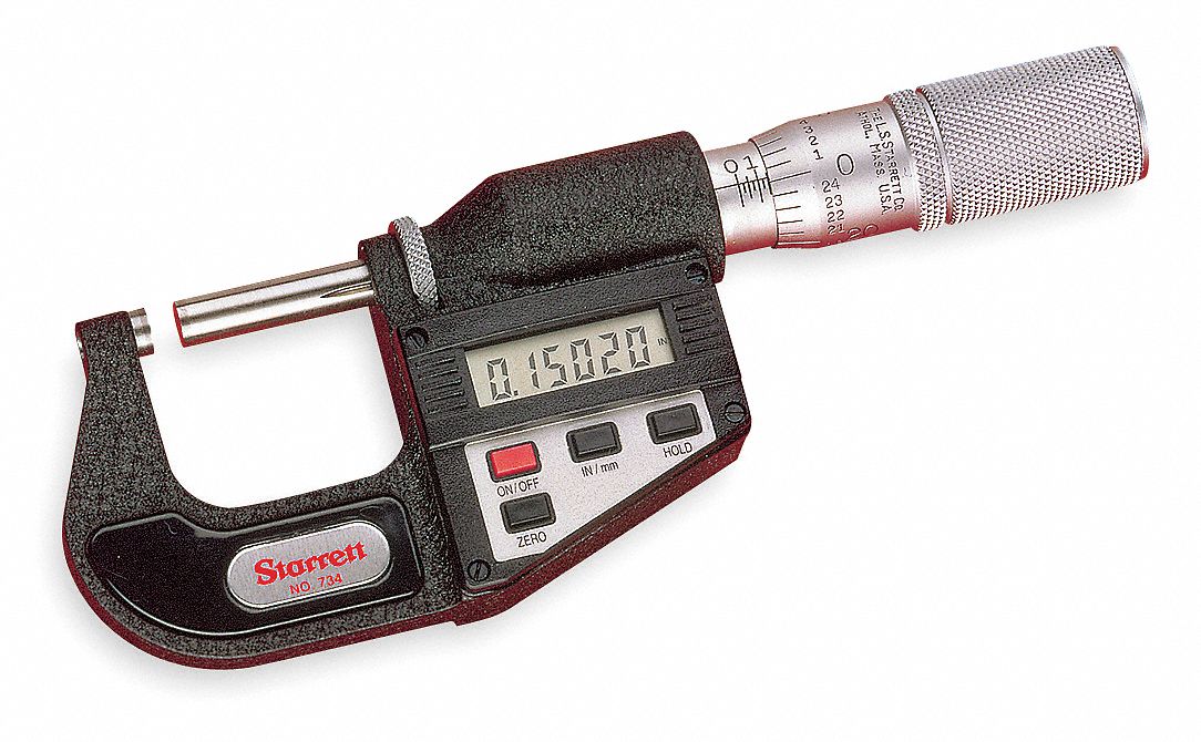 Electronic Digital Micrometer, SPC Output No, Long Form Calibration ...