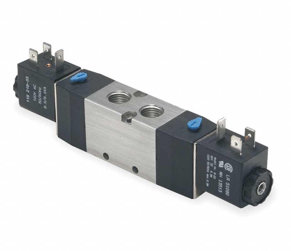 ARO Válvula de Solenoide para Control del Aire, 4-Vías/2-Posiciones, 1/ ...