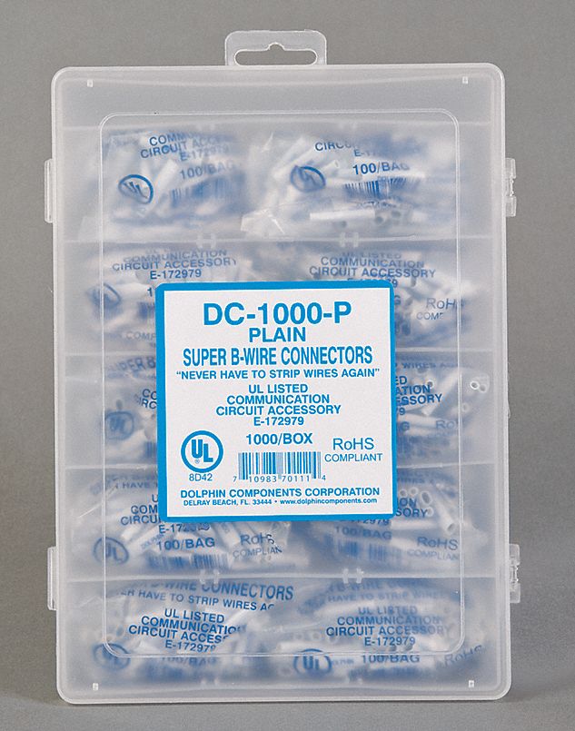 DOLPHIN COMPONENTS CORP, 1 Ports, White, Insulation Displacement ...