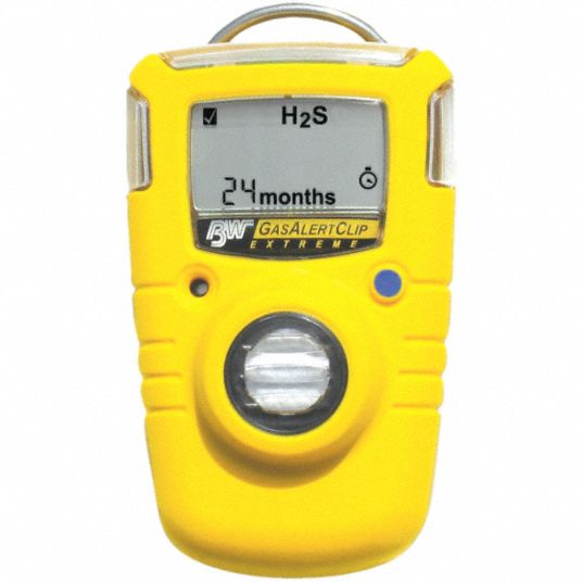 Single Gas Detector, 0 to 30% vol Sensor Range, Audible, Visual and ...