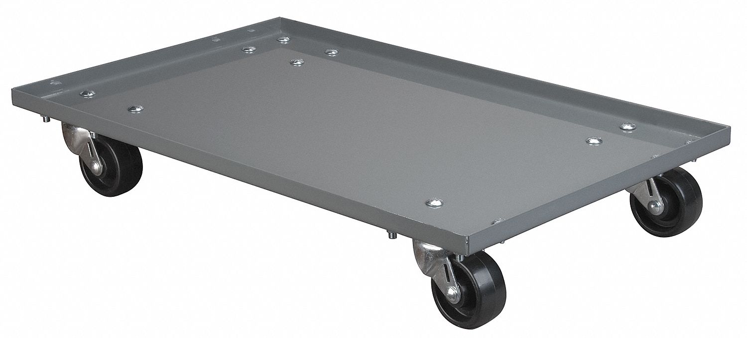 Container Dolly, 500 lb Load Capacity - Grainger