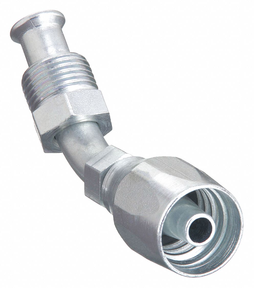 -6 For Hose Dash Size, 5/8 in x 3/8 in Fitting Size, Hydraulic Hose ...