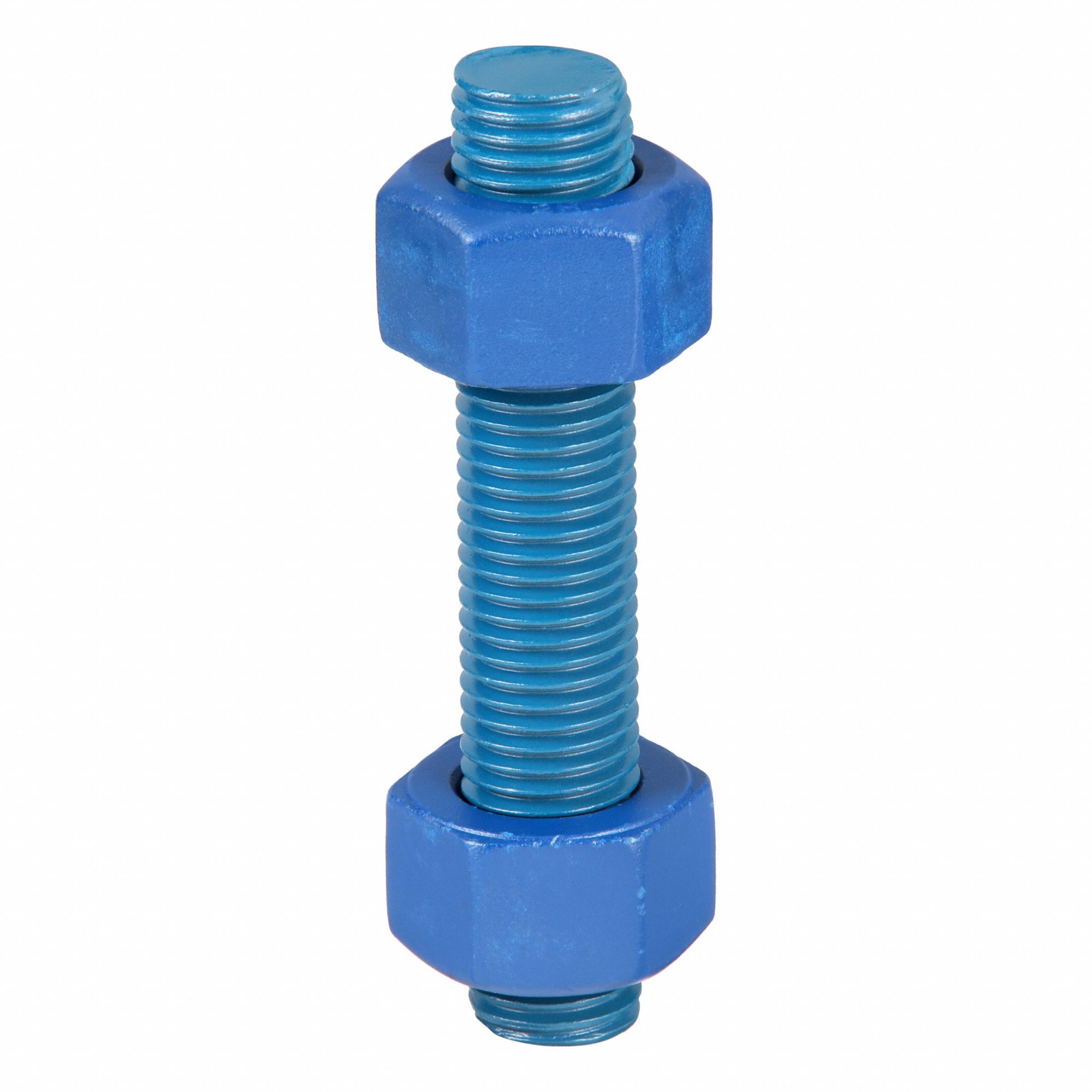 1"-8 Thread Size, Steel, Fully Threaded Stud - 4KFZ6|B7-1-5.5 - Grainger