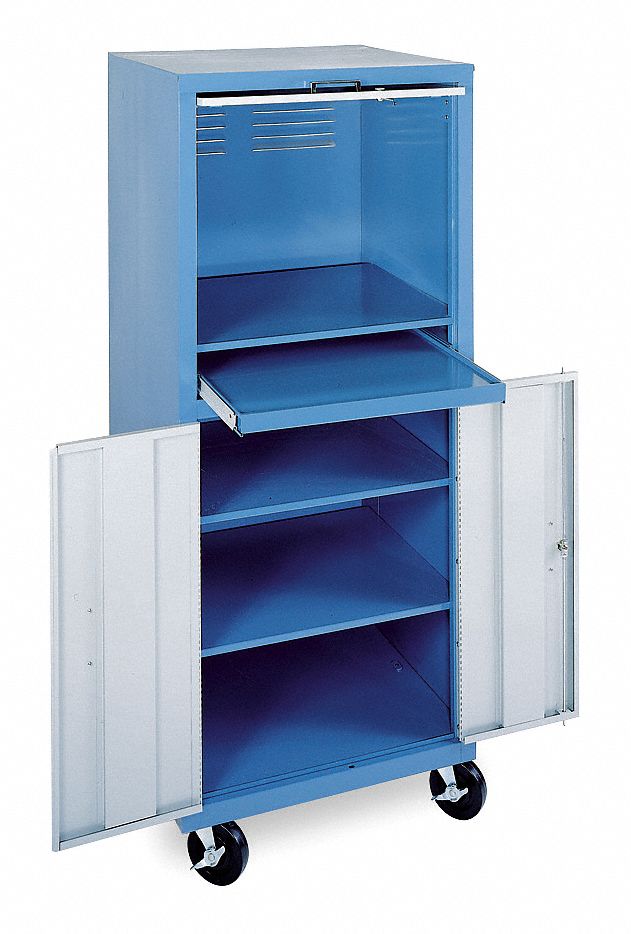 Mobile Computer Cabinet - Grainger