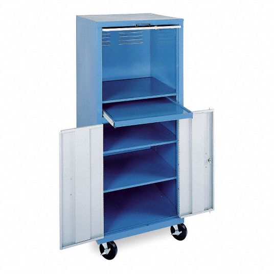 Mobile Computer Cabinet - Grainger