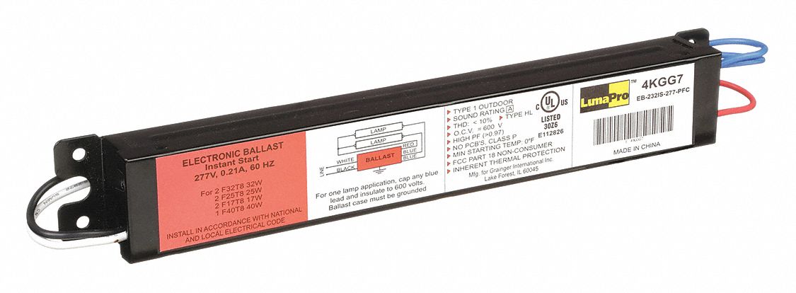 Electronic Ballast, Ballast Start Type Instant - Grainger