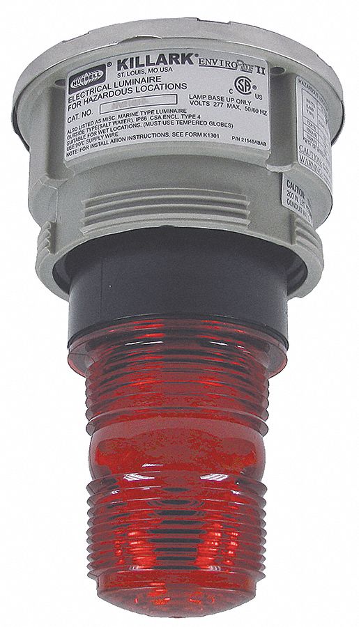 HUBBELL KILLARK, Xenon, 12 to 80V DC/24V AC, Strobe Light - 4KGU7 ...