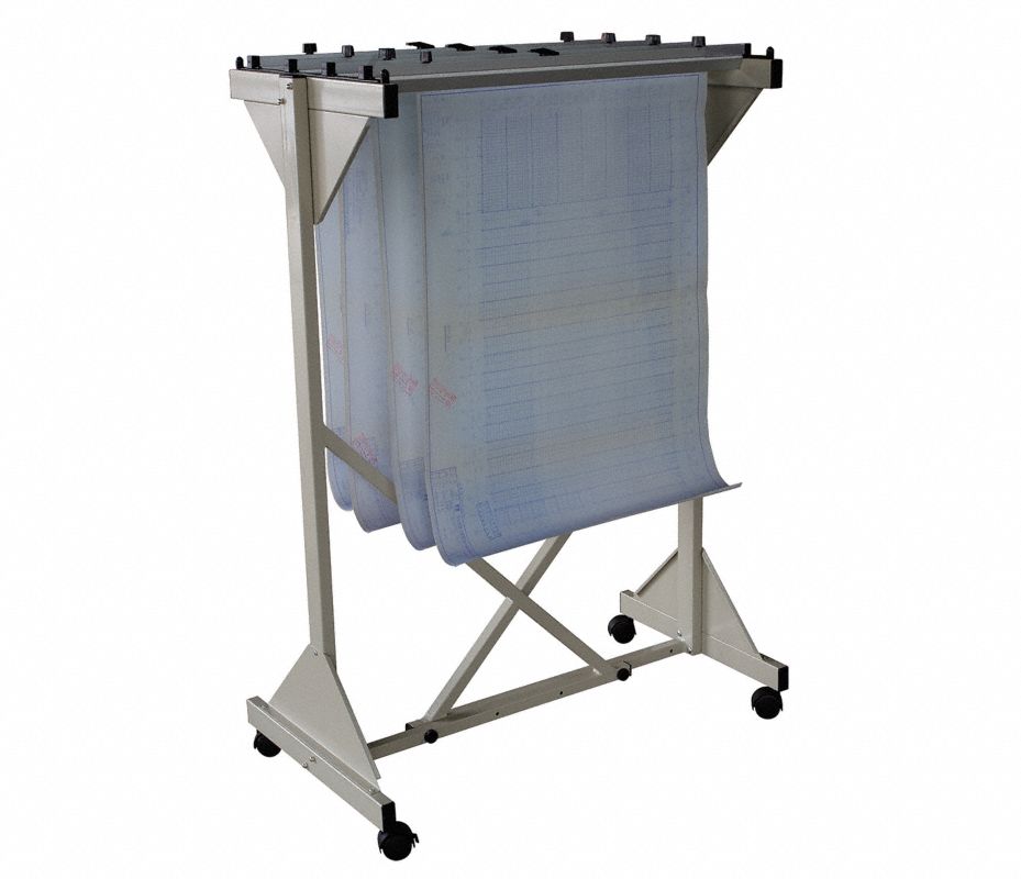 GRAINGER APPROVED Porta Planos Movil Levadizo,Tostado - Sistemas de ...