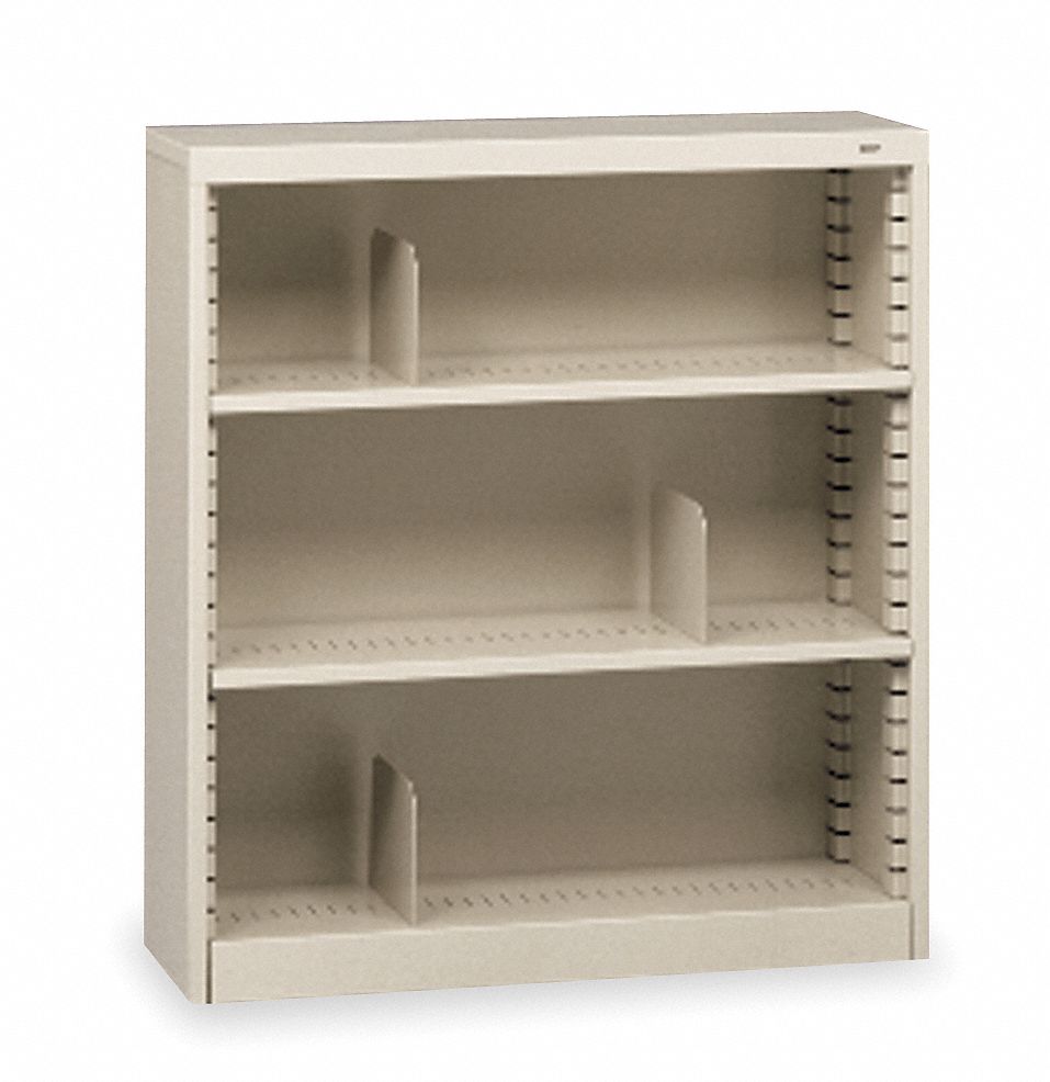 TENNSCO, Putty, Steel, Bookcase - 4KJ21|B-4200P - Grainger