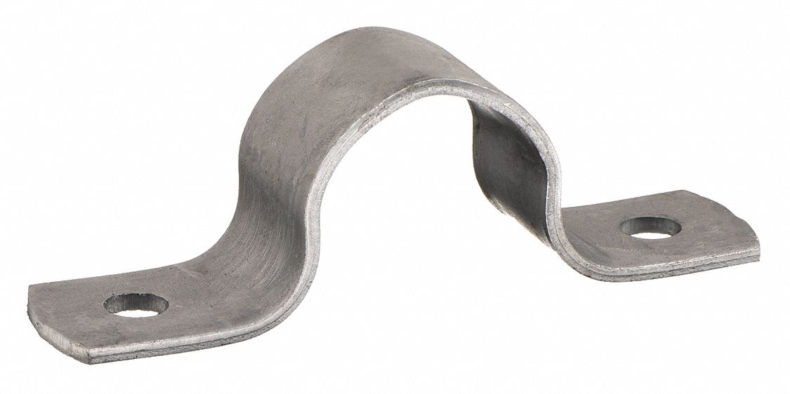 Steel, For 1 in Pipe, Heavy Duty Pipe Strap - 4KJW1|HDPS-100 - Grainger