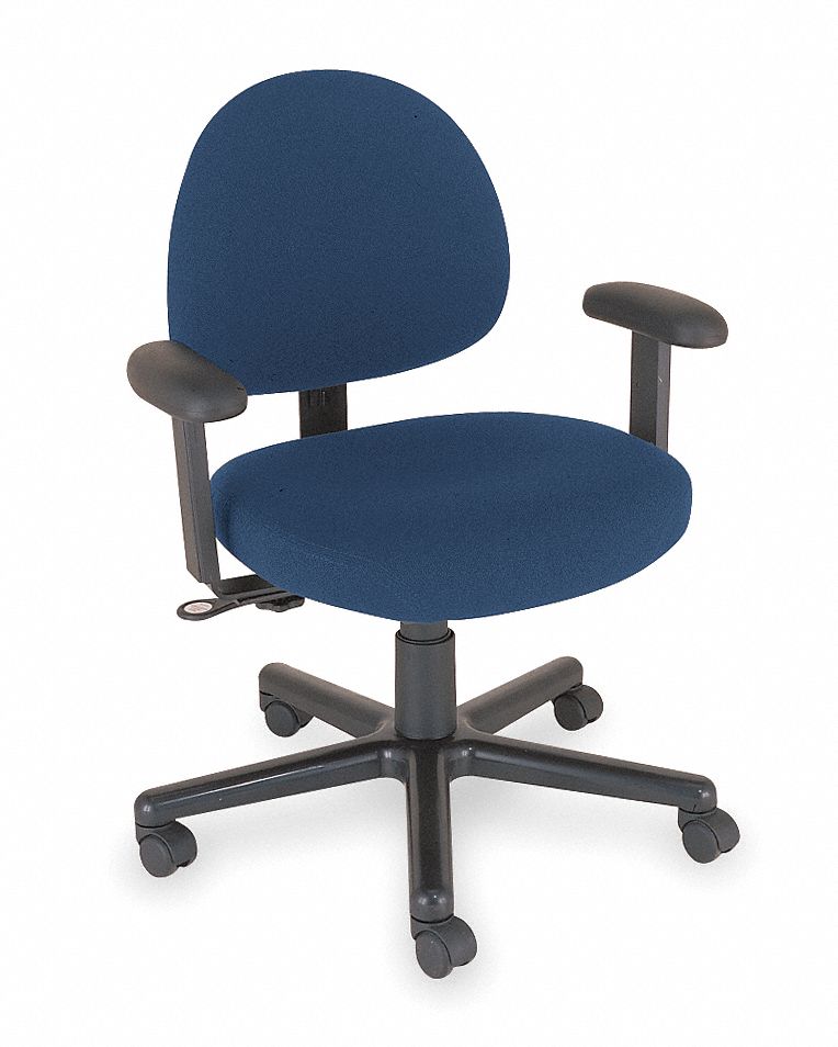 24/7 Chair, 24/7 Extreme Use, Desk Chair, Adjustable Arm Style - Grainger