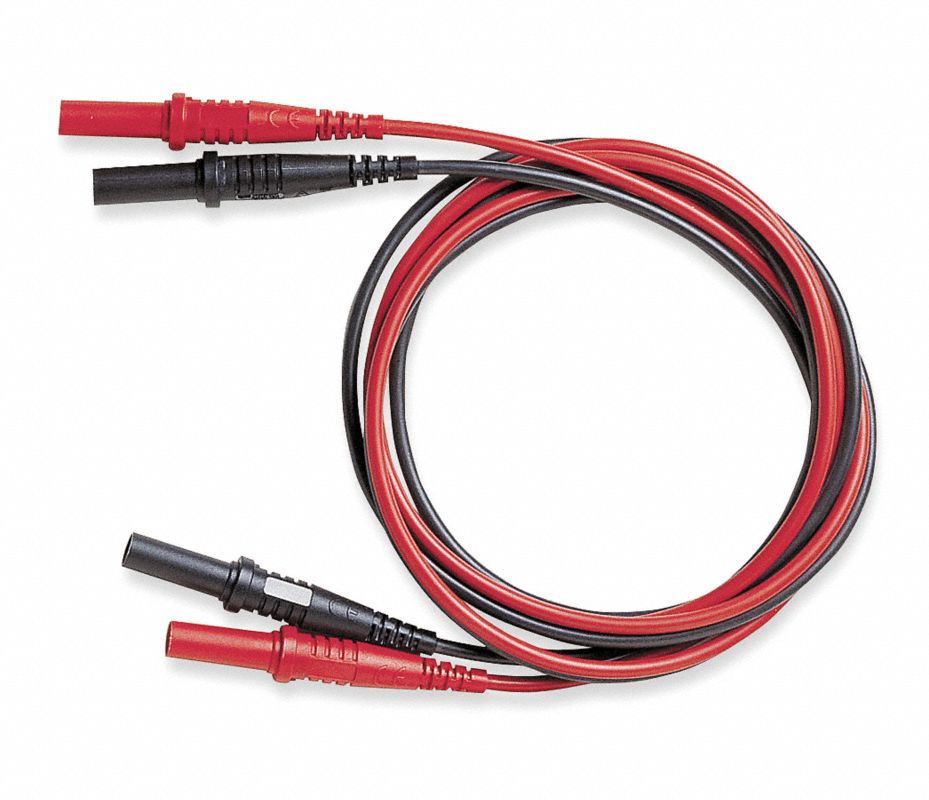 POMONA Cables de Prueba Modulares Negro/Rojo 4 pies - Terminales de ...