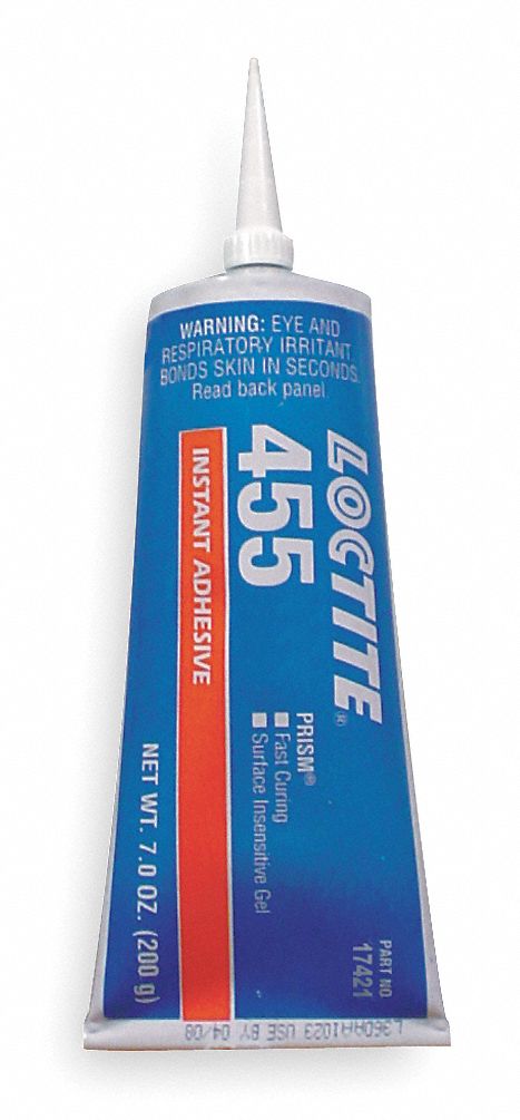 LOCTITE, 455, Plastics, Instant Adhesive - 4KK97|135258 - Grainger
