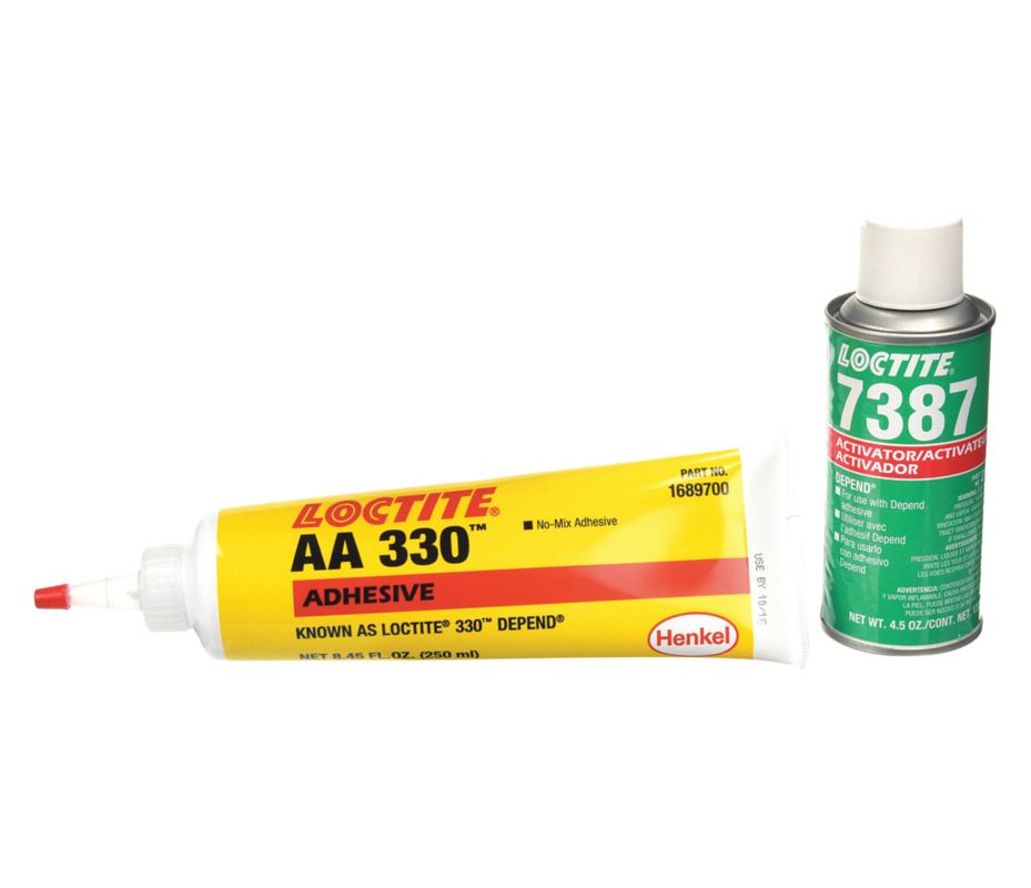 LOCTITE Juego Adhesivo sin Mezcla Juego de 250 mL , Color Amarillo ...