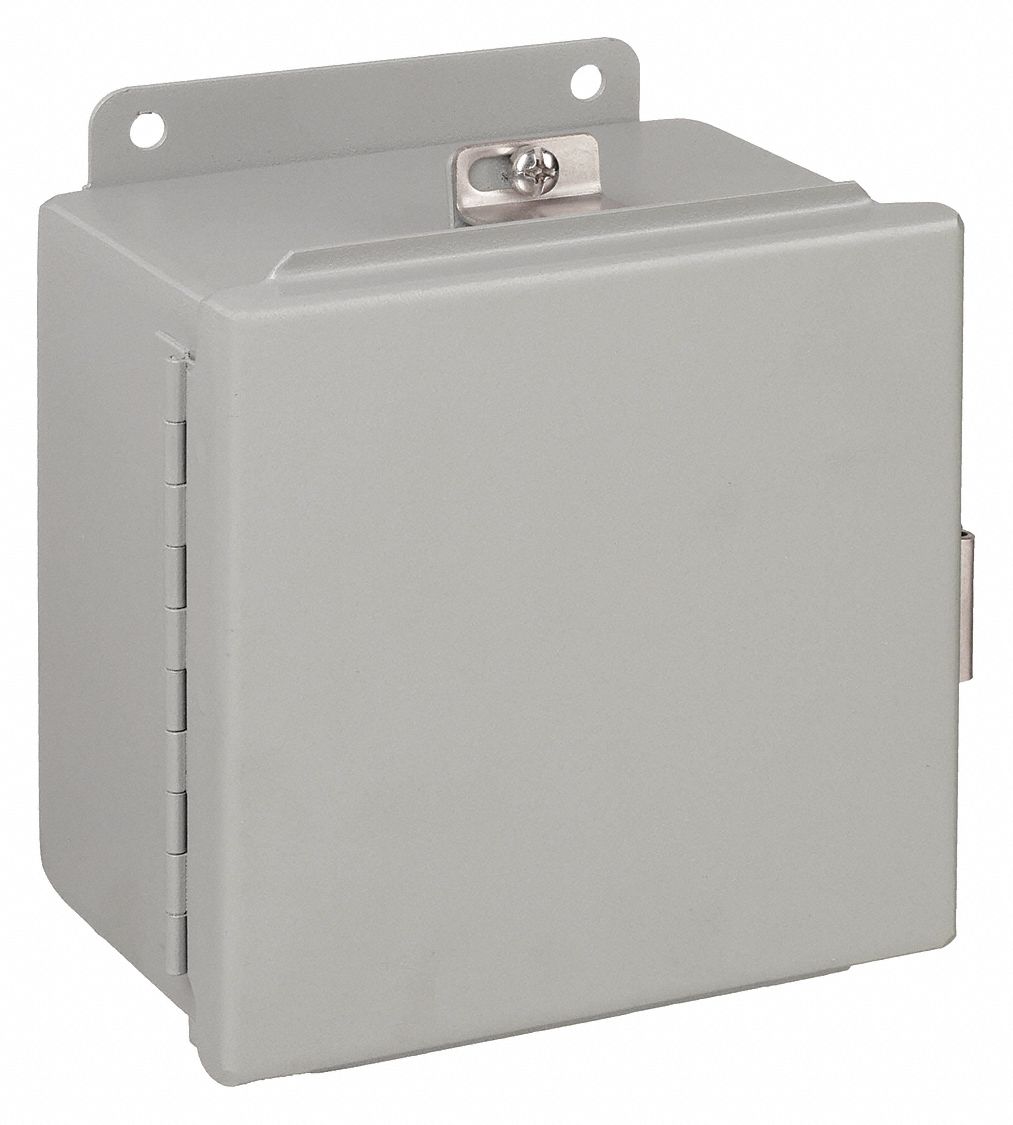 WIEGMANN, Steel, 6 in x 6 in x 4 in, Enclosure - 4KN97|BN4060604CH ...