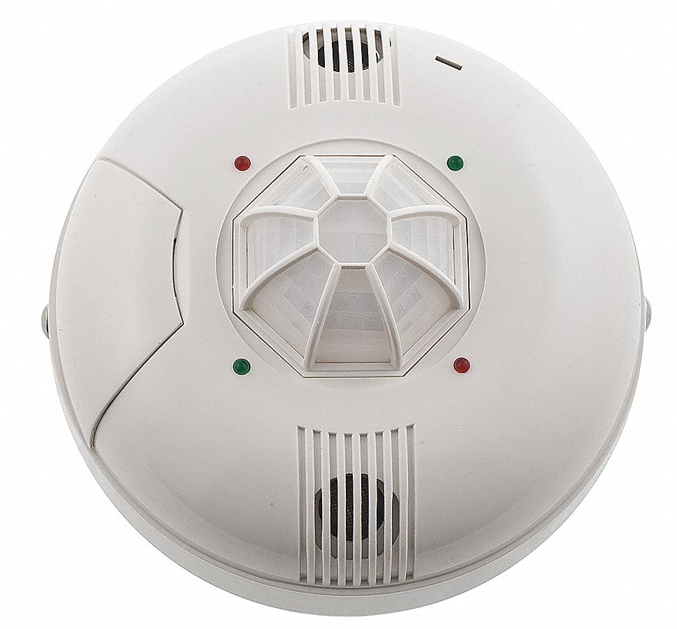 Ceiling Occupancy Sensor, 2000 sq ft Passive Infrared, Ultrasonic ...