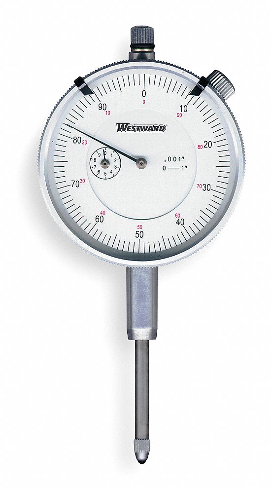 Westward Dial Indicator Lug Back Range 0 In To 1 In Back Type Lug