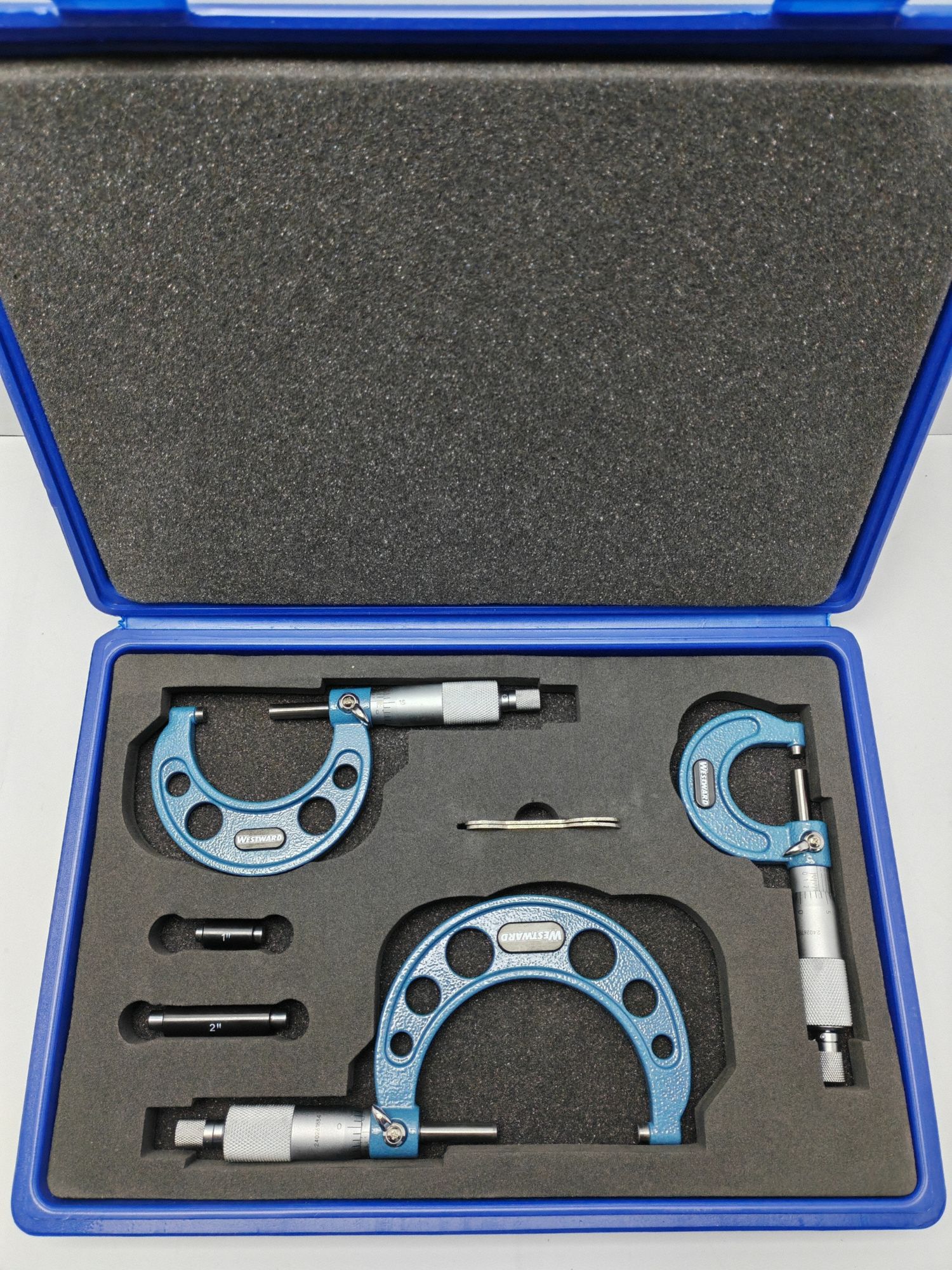 WESTWARD, 0 in to 3 in, 0.0001 in Resolution, Mechanical Outside ...