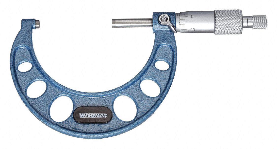 WESTWARD, 2 in to 3 in, Inch, Mechanical Outside Micrometer - 4KU92 ...