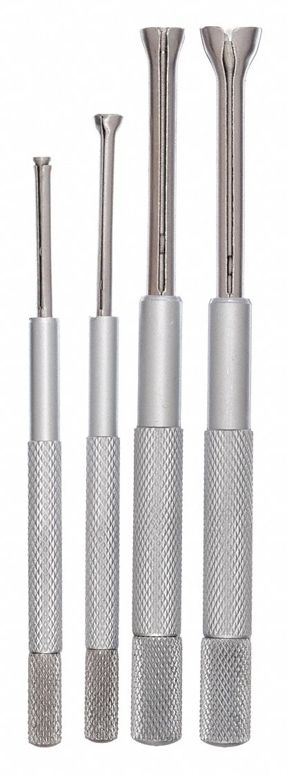 WESTWARD, 0.13 in to 0.5 in /3.17 mm to 12.5 mm, Knurled Nut Locking ...