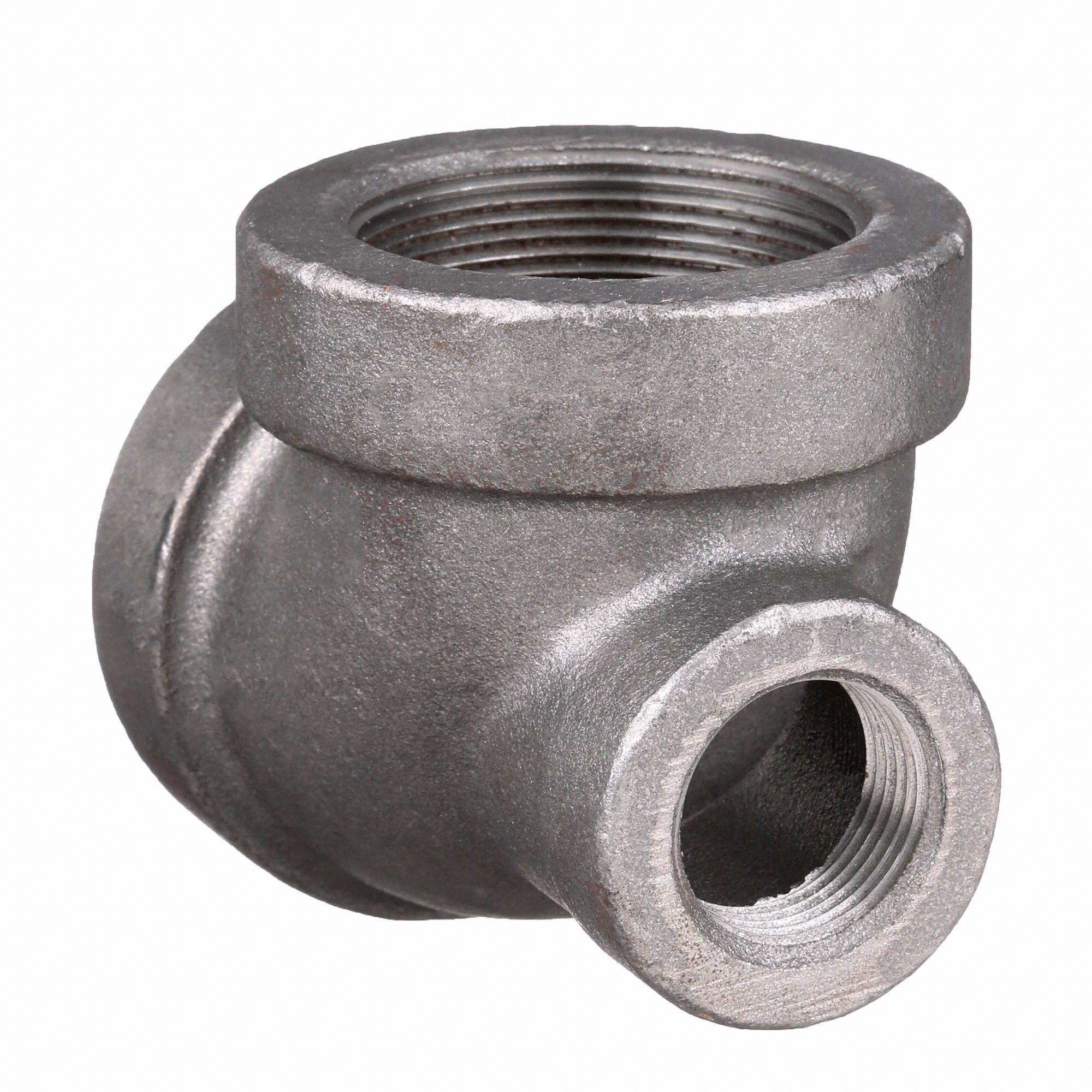 ANVIL Reducing Tee: Cast Iron, 1 1/4 in x 1 in x 1 1/4 in Pipe Size ...