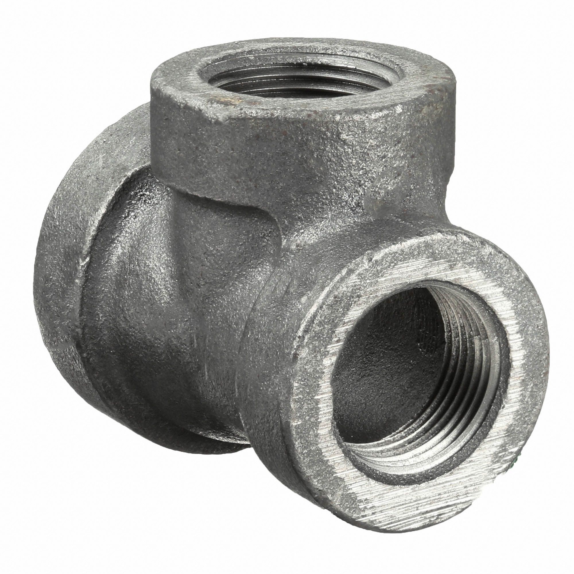 ANVIL Reducing Tee: Cast Iron, 1 1/4 in x 1 in x 1 in Fitting Pipe Size ...