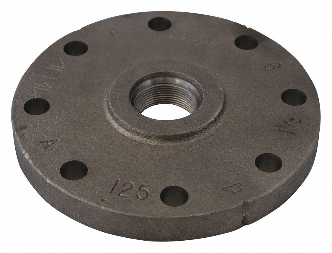 ANVIL Reducing Companion Flange, Threaded, Flanged x FNPT, 1-1/2 in ...