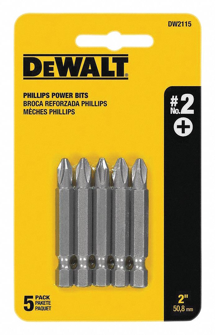DEWALT, Power Bit, Imperial, Power Bit - 4KX19|DW2115 - Grainger