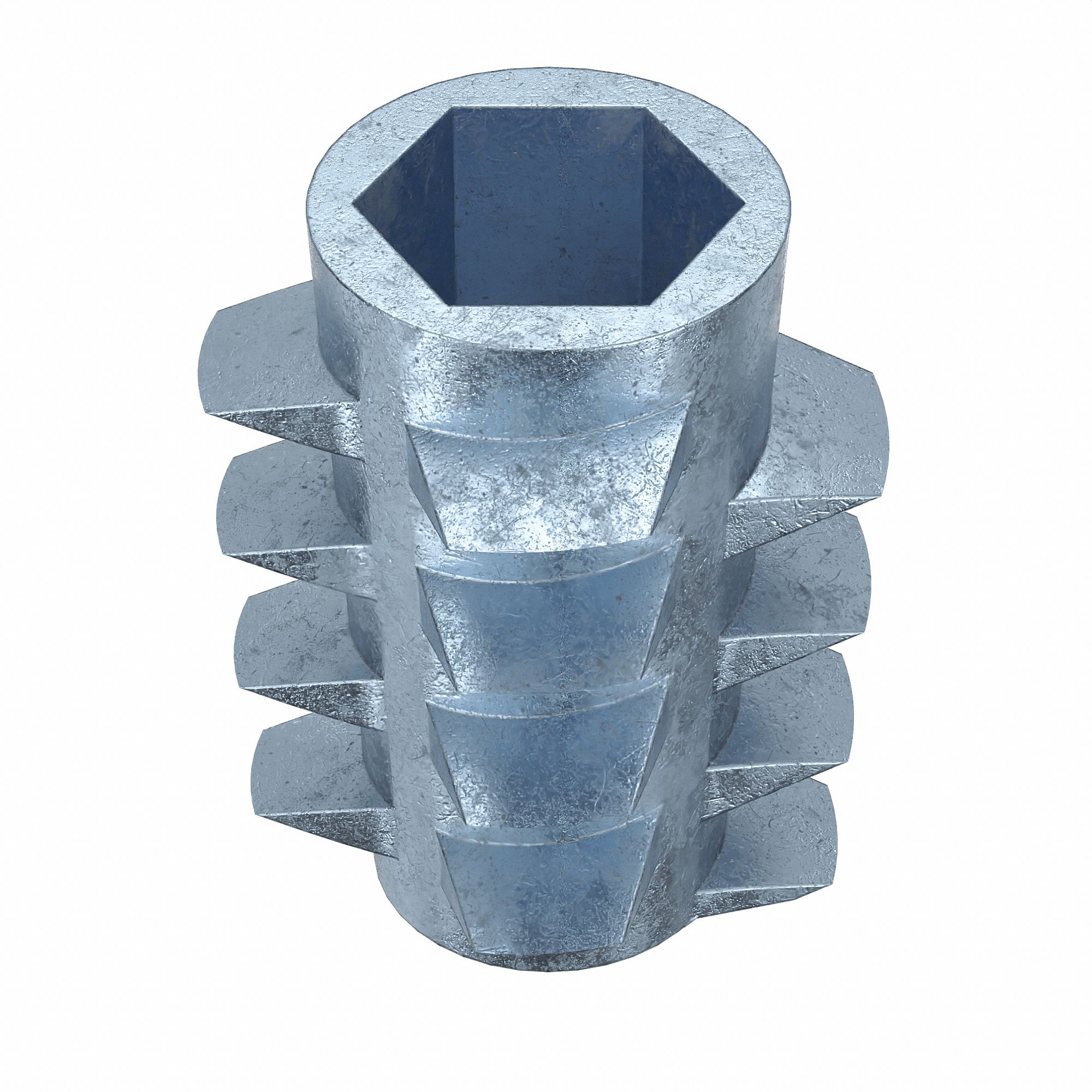 #10-24 Int Thrd Sz, 33/64 in Overall Lg, Hex Drive Threaded Insert ...