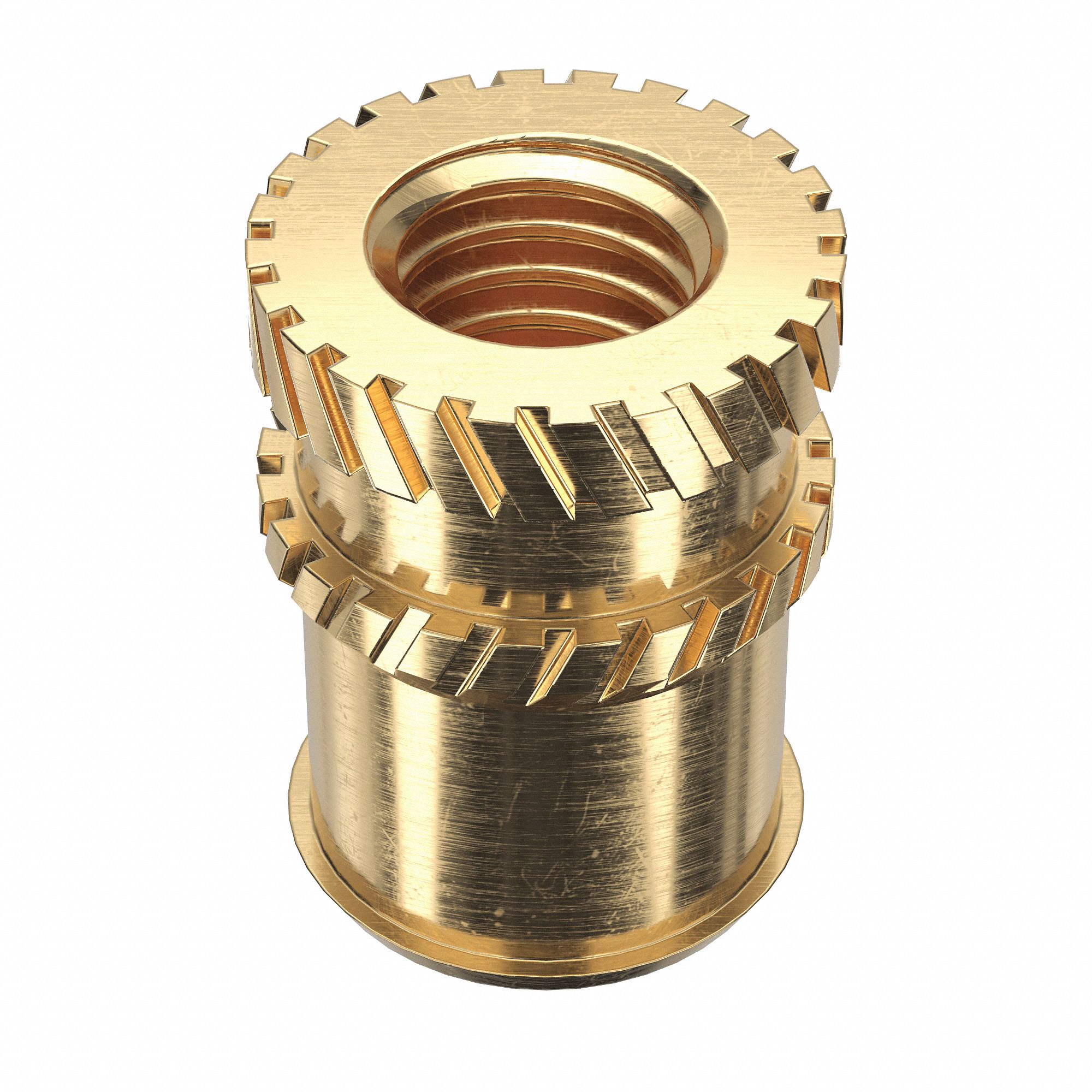 M5-0.80 Thread Size, 11 mm Overall Lg, Heat-Set Insert - 4KXW5|DV-M50 ...