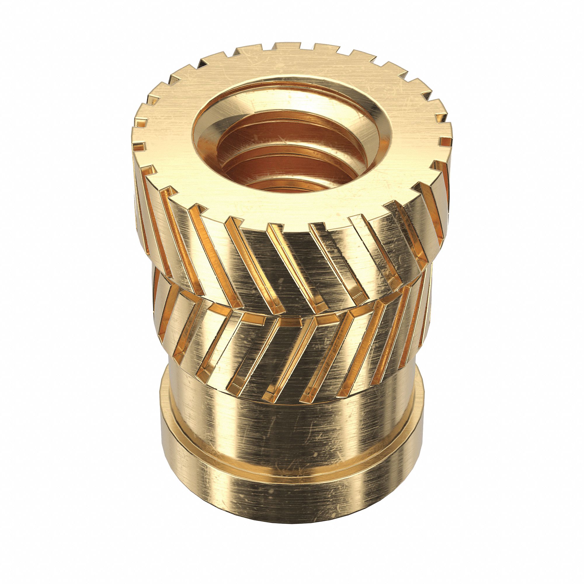 #4-40 Thread Size, 15/64 in Overall Lg, Heat-Set Insert - 4KXX9|HI-004 ...