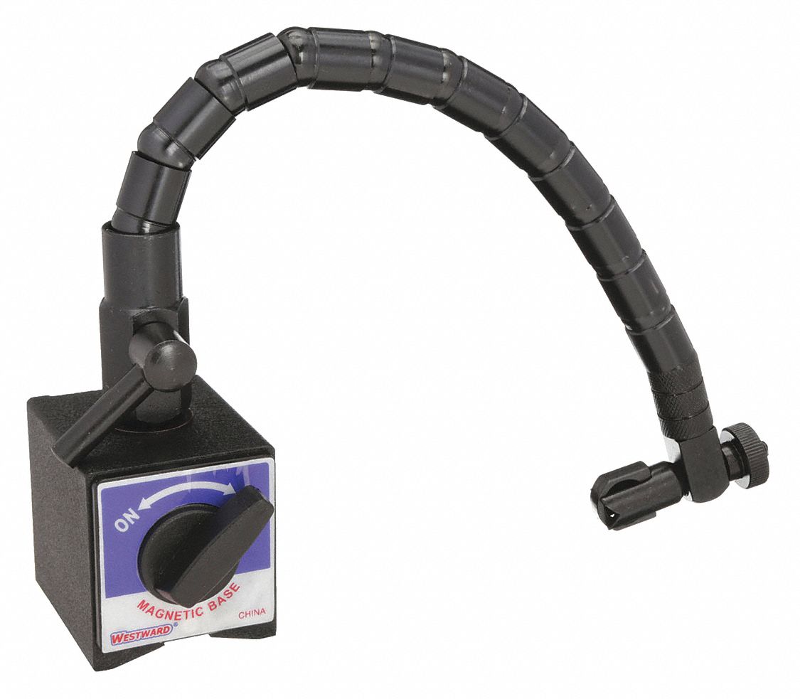 WESTWARD, Magnetic-Base Indicator Holder, Flex Arm, Magnetic-Base ...