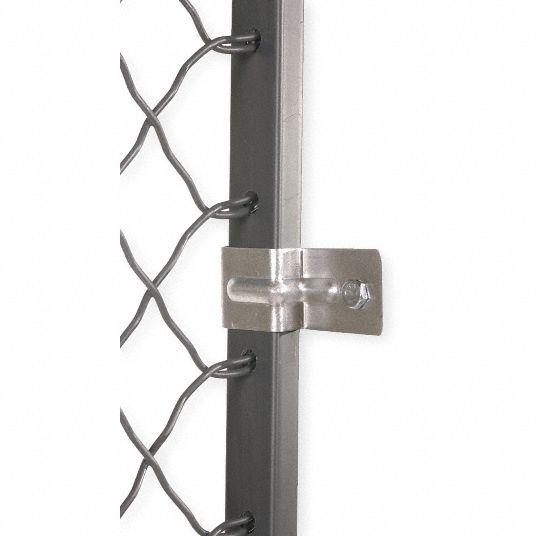 Wire Partition Wall Clamp Kit, Zinc Plated, Wire Partition Wall Clamp ...