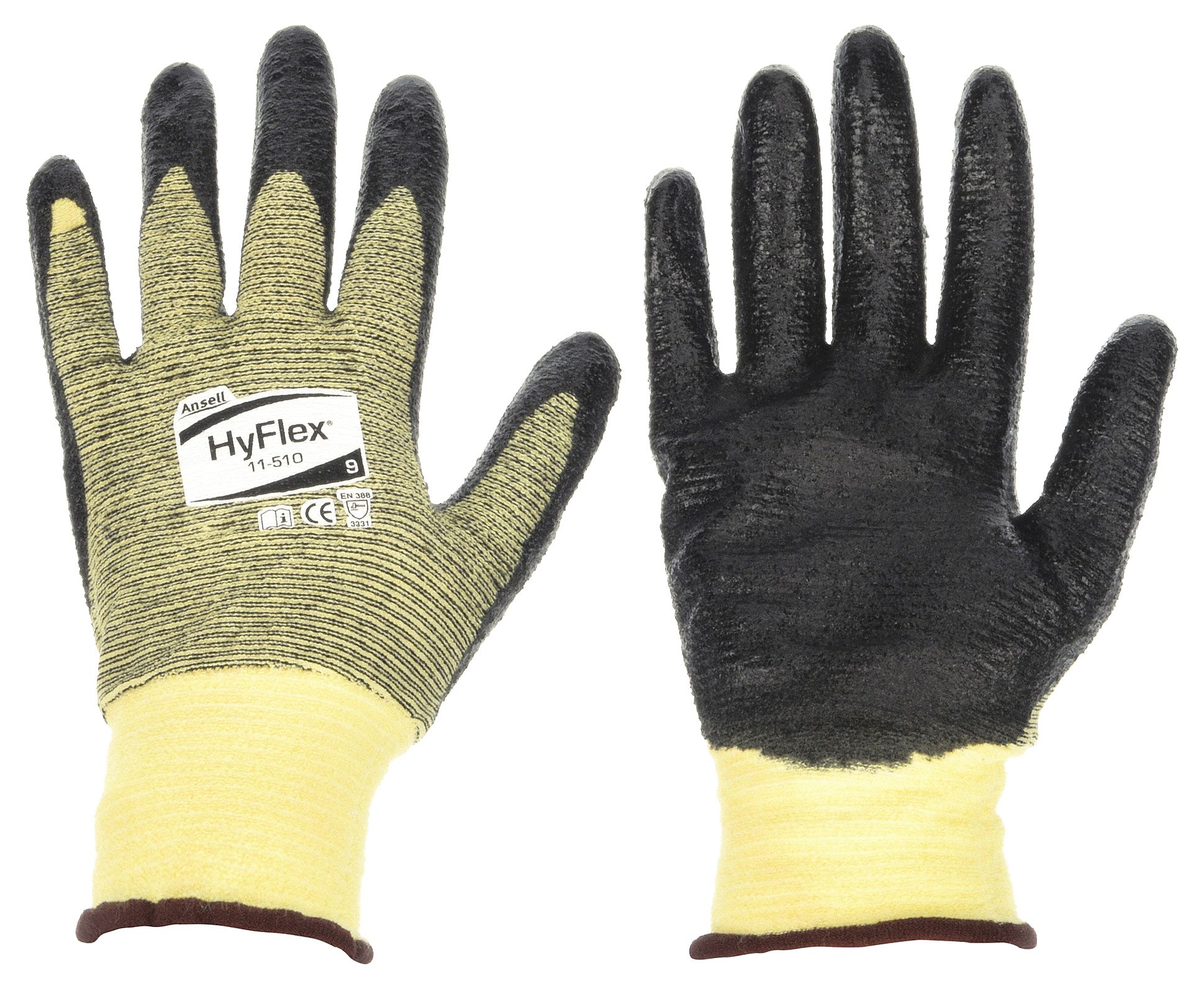 HYFLEX, XS, ANSI Cut Level A2, Coated Gloves - 4KYR2|11-510 - Grainger HYFLEX, XS, ANSI Cut Level A2, Coated Gloves - 4KYR2|11-510 - Grainger