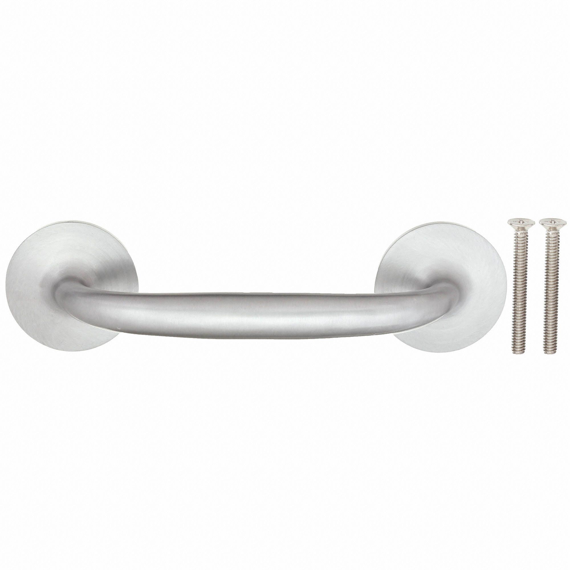 MONROE PMP Pull Handle: Threaded Holes, Aluminum, Powder Coated, 3 in ...