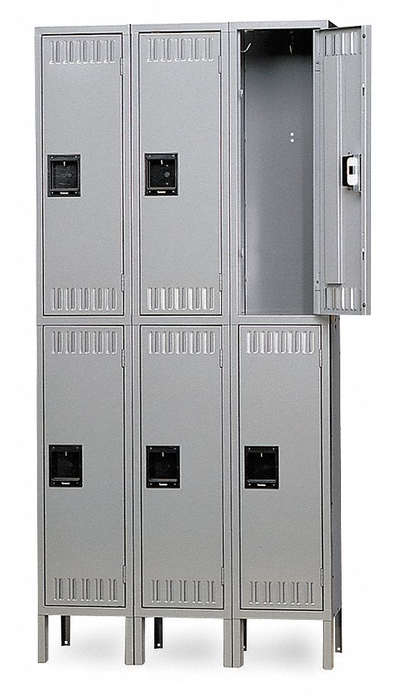 TENNSCO, 36 in x 18 in x 78 in, Louvered, Wardrobe Locker - 4LA24|DTS ...