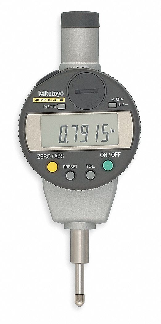 Electronic Digital Indicator, Range 1 in/25 mm, Accuracy 0.0012 in ...