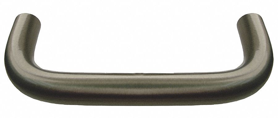 MONROE PMP Pull Handle: Threaded Holes, 304 Stainless Steel, Natural, 1 ...