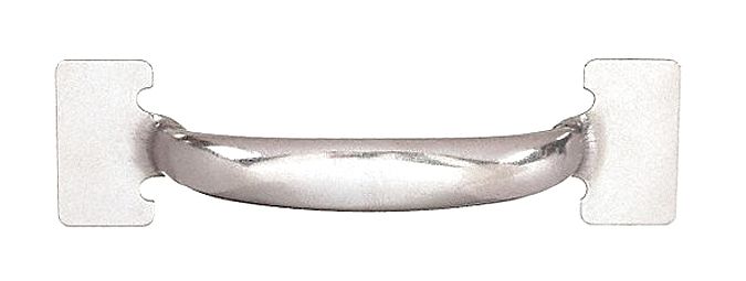 MONROE PMP Pull Handle: Weld-On, Steel, Natural, 1 1/4 in Projection, 3 ...