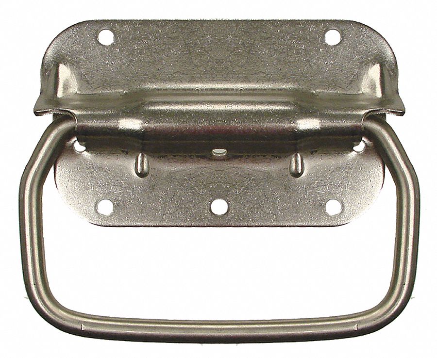 MONROE PMP Folding Pull Handle: Unthreaded Through Holes, 304 Stainless ...